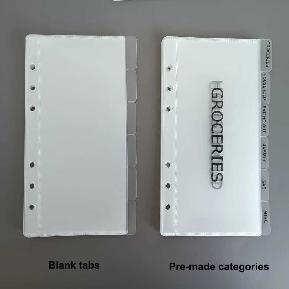 A5 Planner Binder With Waterproof Pp Pocket & Custom Tabs, Oem