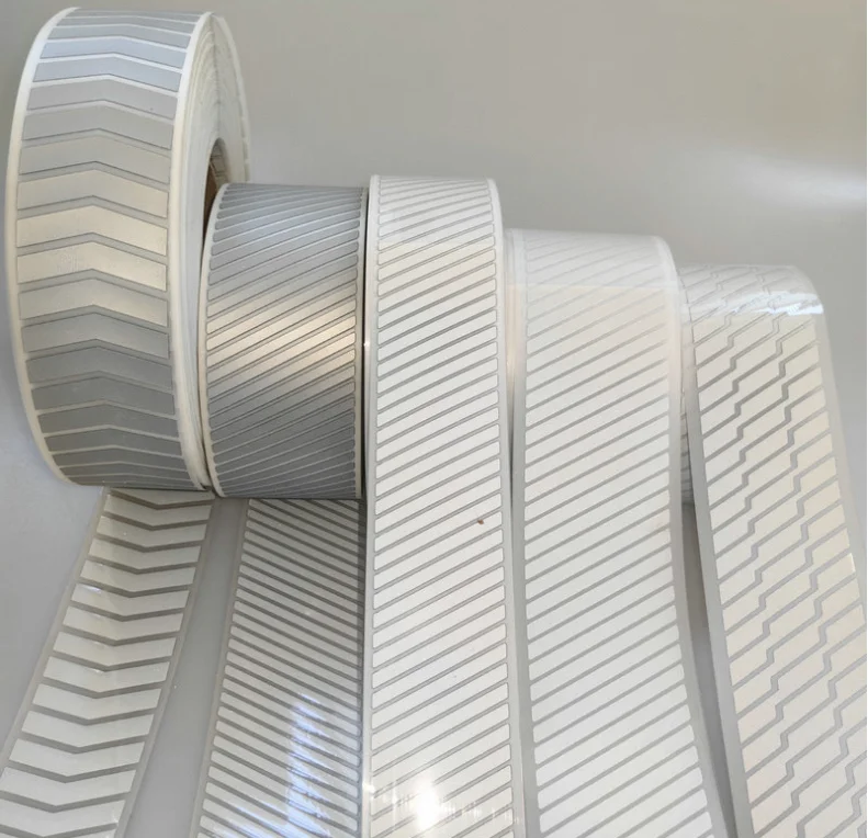 High Visibility Silver Reflective Vinyl Strip Heat Transfer Iron-on ...