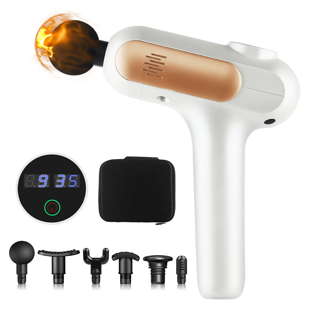 Professional High Powered Body Fascial Gun Massager High Frequency ...