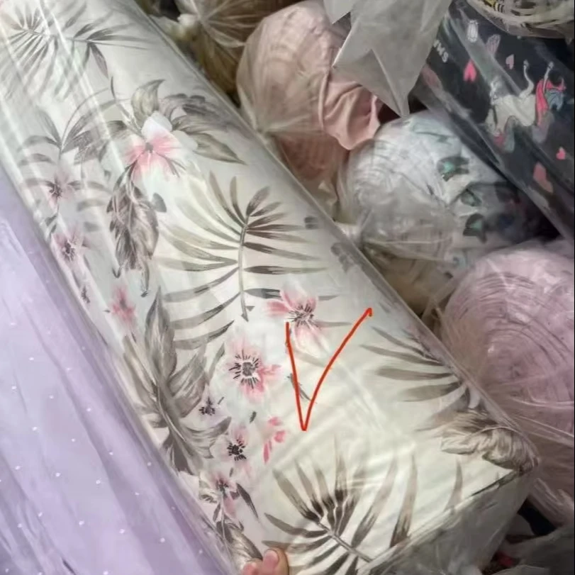 Organic Cotton Super Soft 100% Jersey Fabric New Design Floral Weave ...