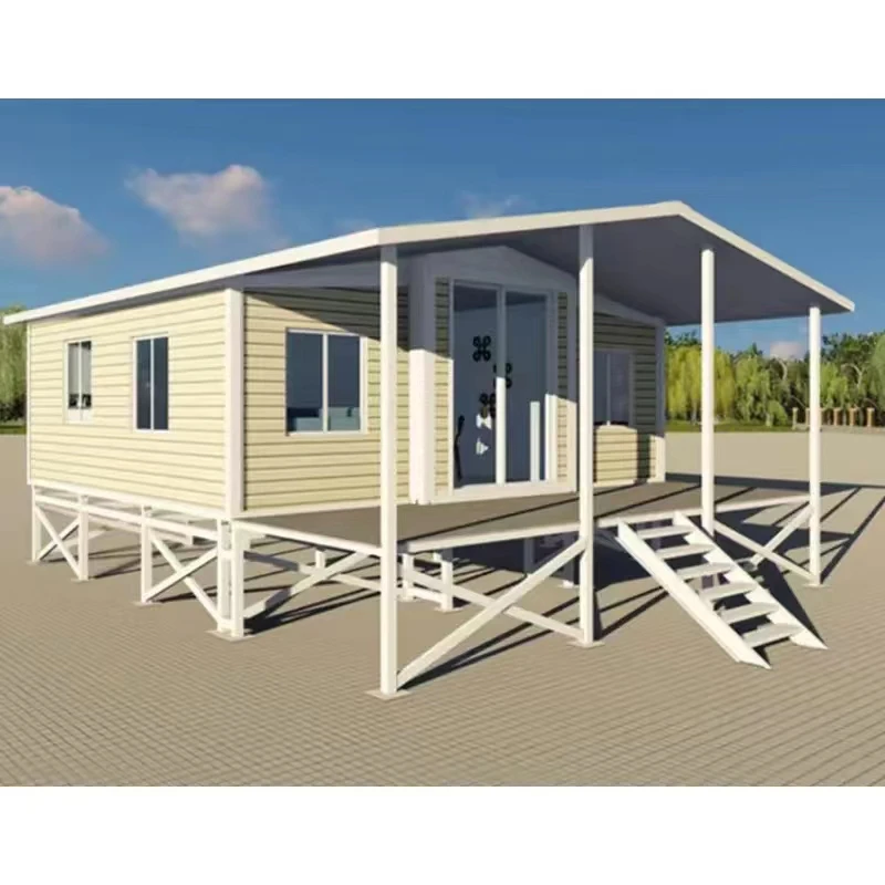 Movable Mobile Portable Modular Homes Expandable Two Wings 2 Bedrooms 1 ...