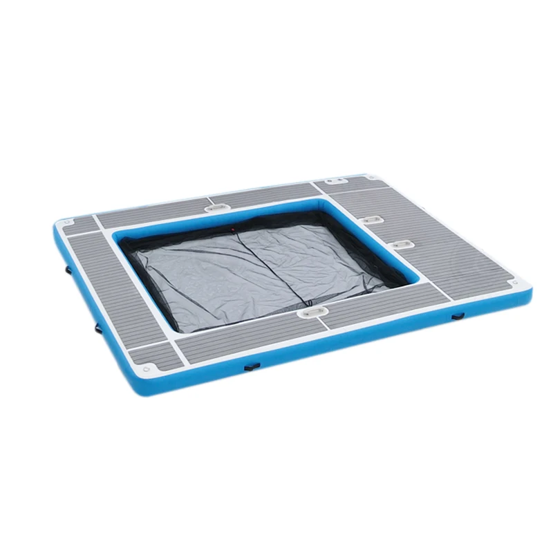 Portable Modular Drop Stitch Pvc Floating Leisure Lounge Jet Ski Dock ...