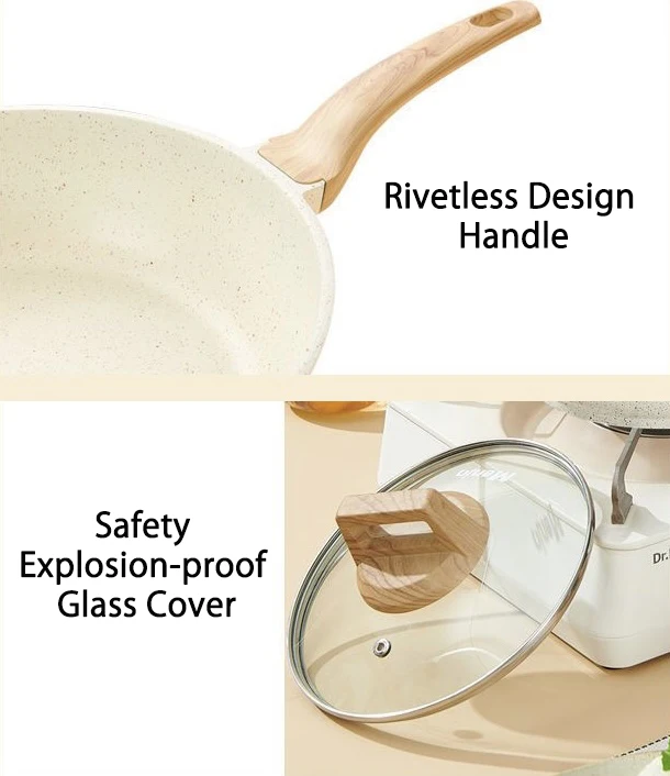 Granite Non Stick Cookware Set Granite Cooking Pot Cookware Casseroles ...