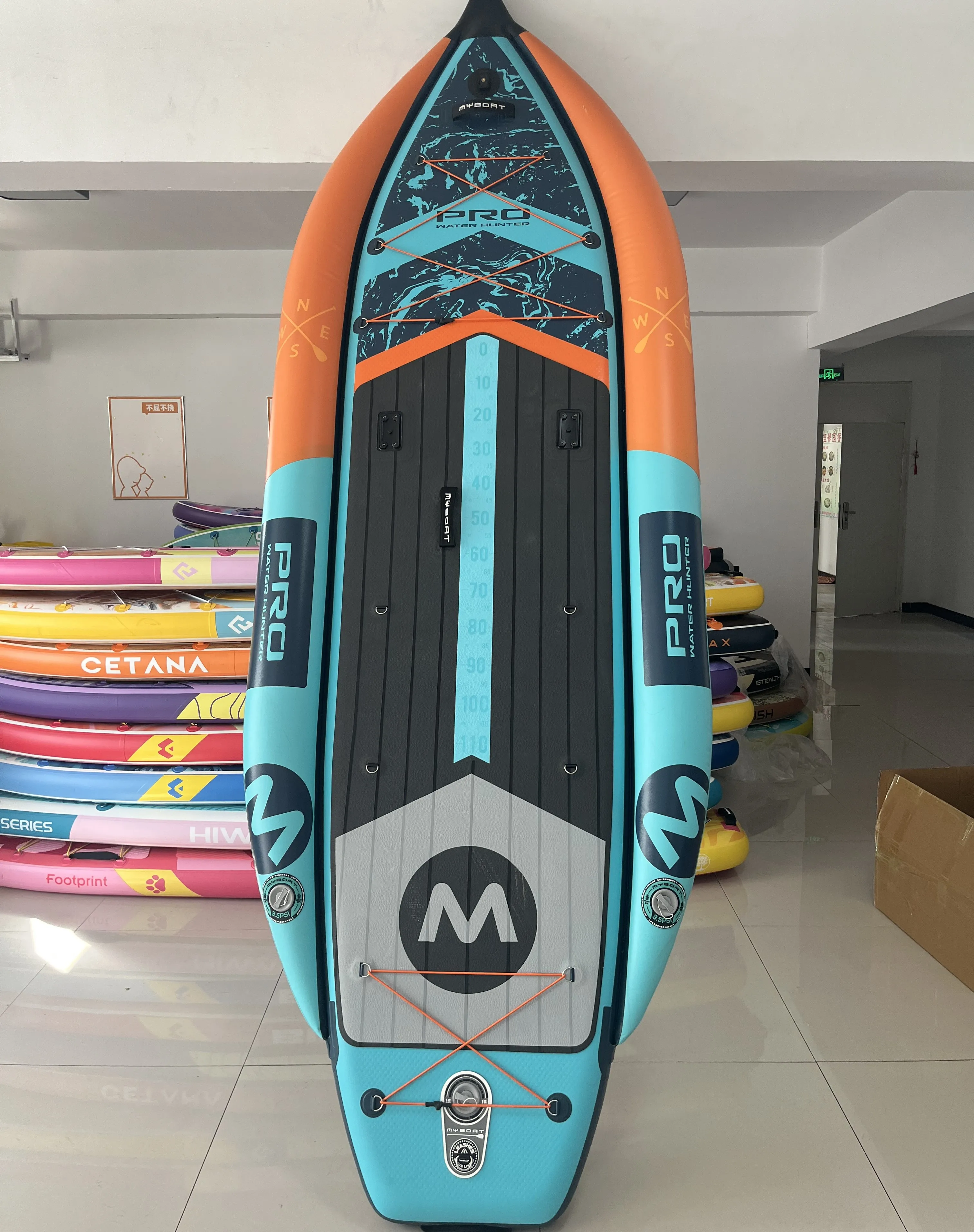 Inflatable Paddle Board - Double Foldable Boat for 2 Person