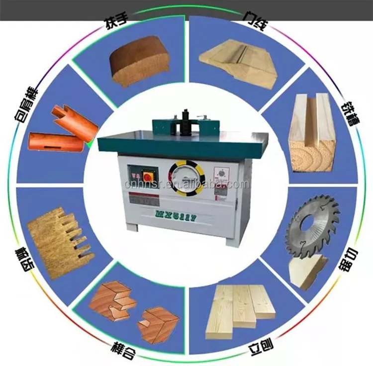 Wood Spindle Moulder Machine - Precision Wood Milling