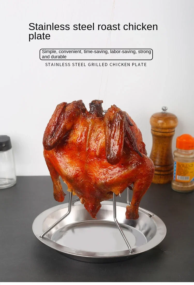 Stainless Steel Roast Chicken Rack Outdoor Roast Chicken Bracket ...