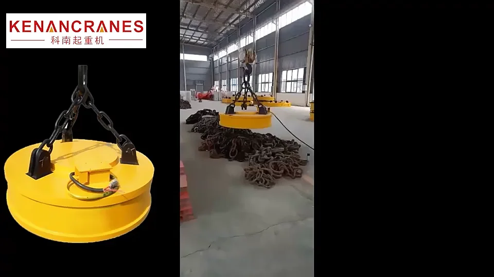 High Temperature Electromagnetic Scrap Lifting Magnets For Steel Scrap ...