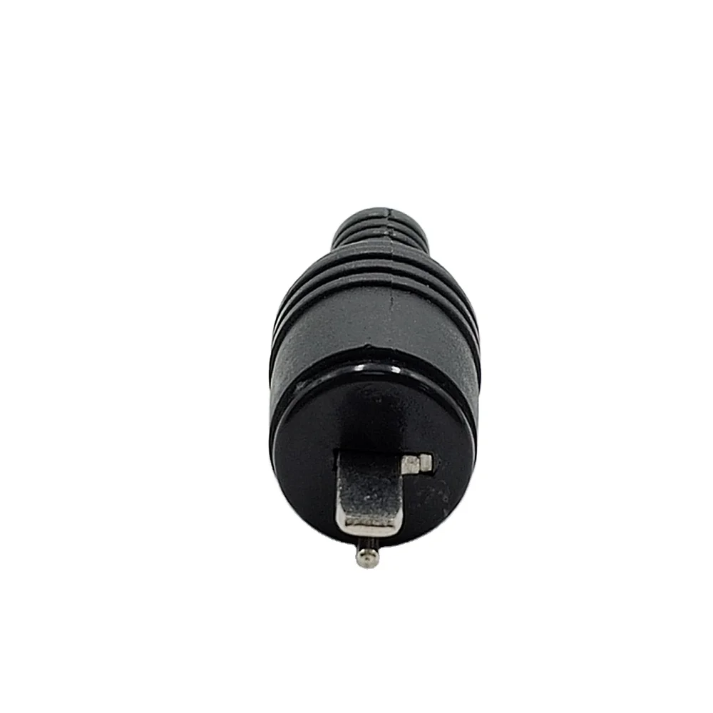 2pin Mini Din Male Jack Round And Flat Pin Plug 2 Pin Din Connector For ...