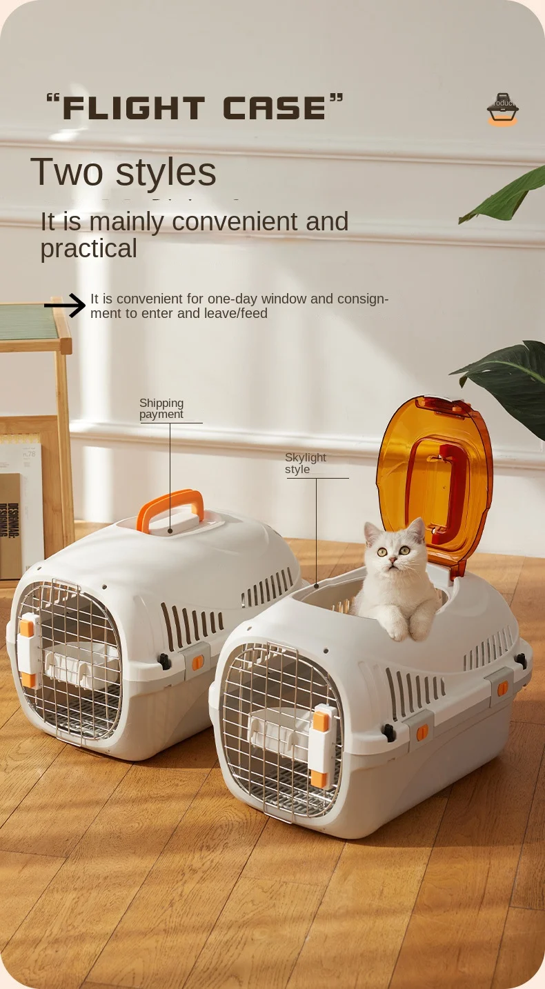 Cat Air Box Out Portable Portable Cat Cage Detachable Cleaning Cat And ...