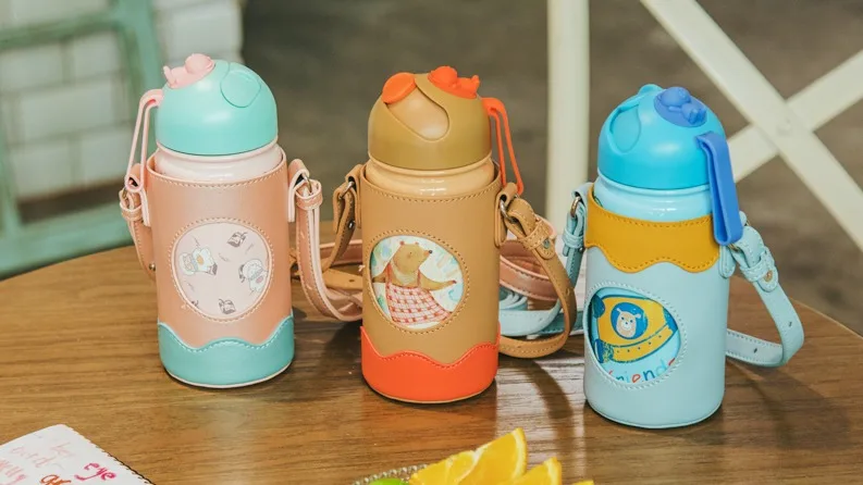 Everich Customized Logo Stainless Steel Water Bottle Sets Kids Bento ...