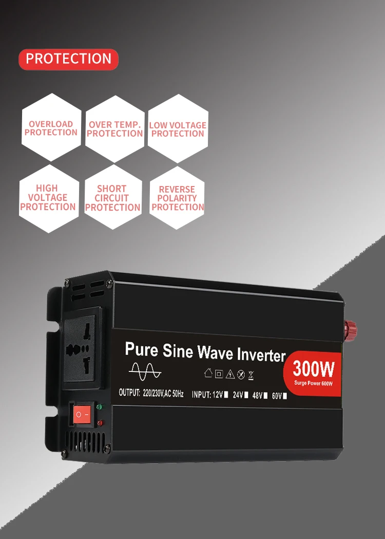 Competitive Price 300 Watt Power Inverter For Solar Panel Power ...