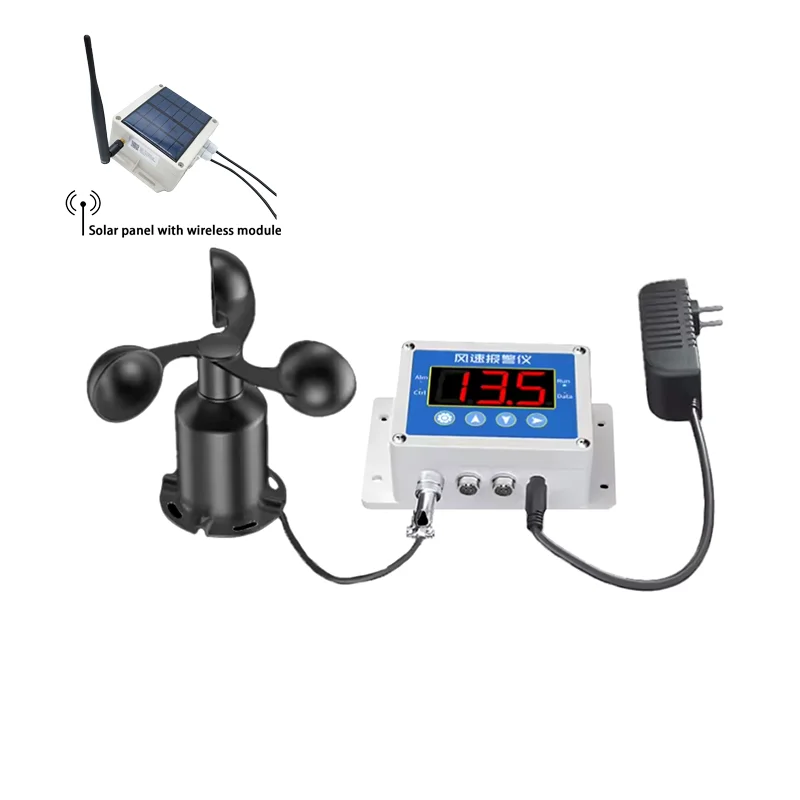 ANEMOMETER WIND SPEED SENSOR AND ALARM CONTROLLER FOR AERIAL WORK ...