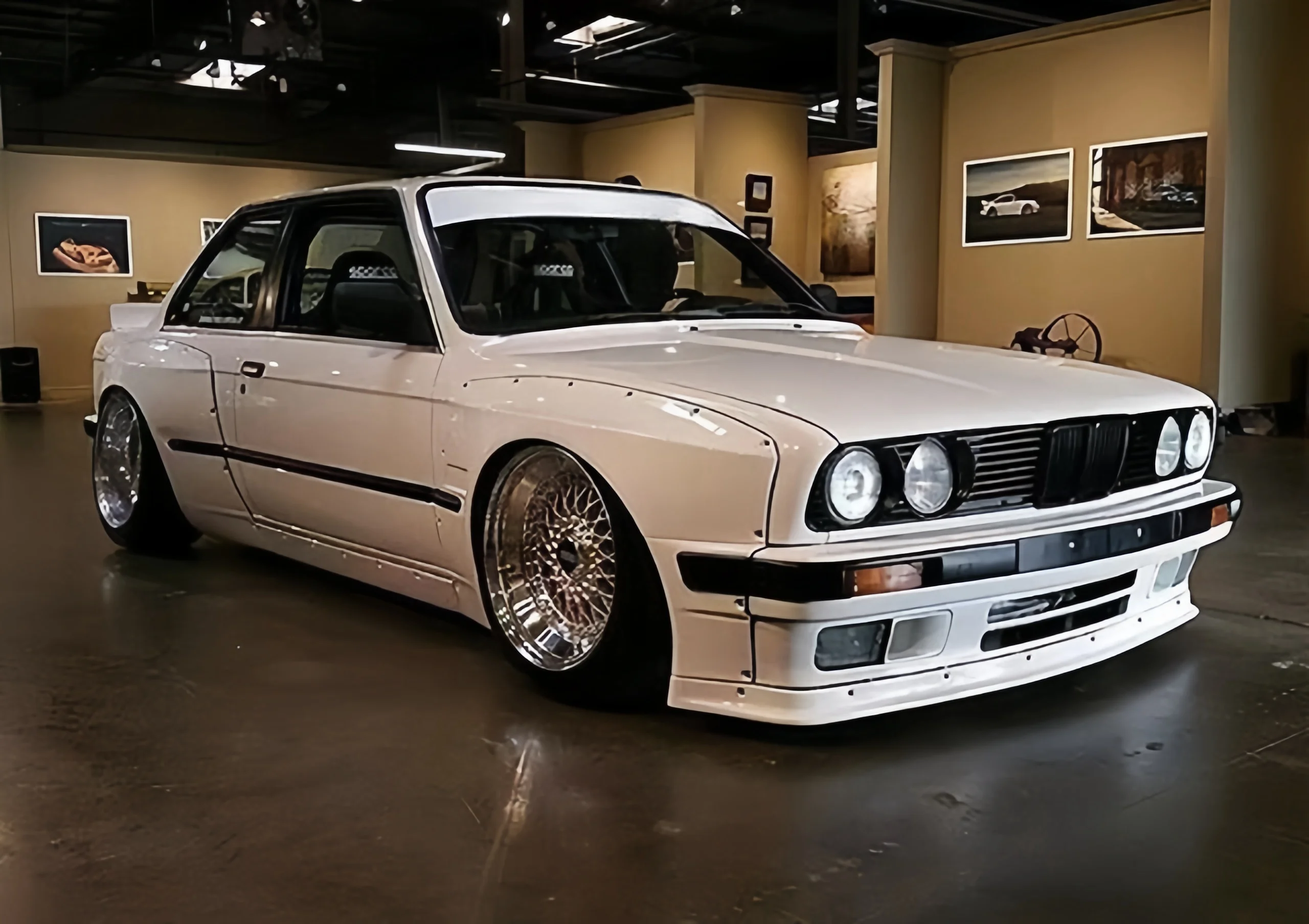 BMW E30 Two-Door Modified Rb-Style Wide Body Fender Kit