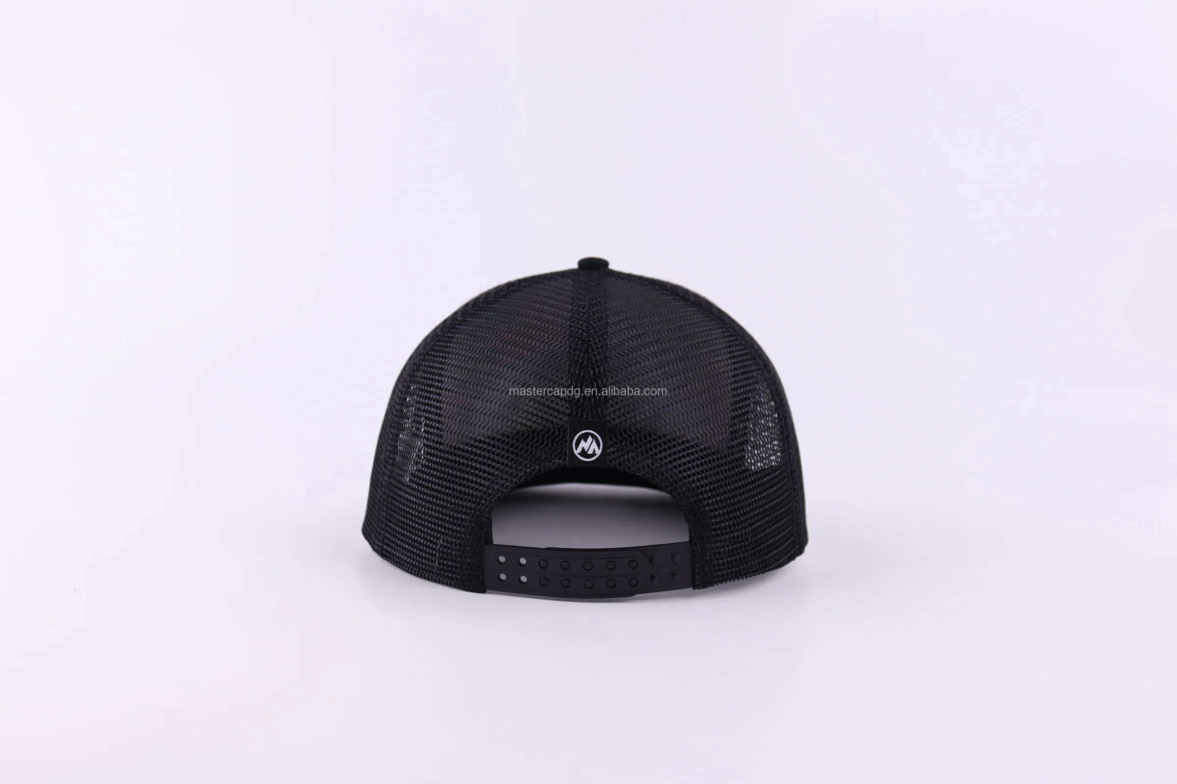 Custom 5-panel Snapback Cap Breathable Mesh Fabric With Label Patch ...