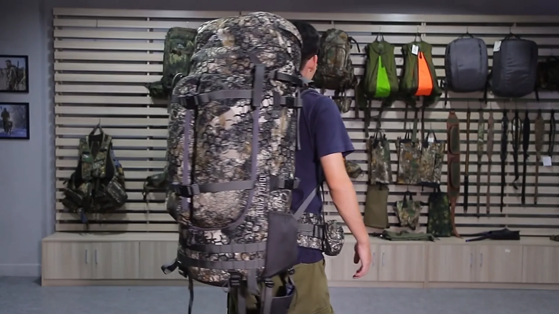 Gaf Waterproof Large Capacity Multi Day Camping Backpack 80l Outdoor Hunting Backpack - Buy 80l ...