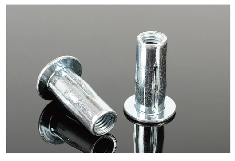 M6 M8 M10 Custom Carbon Steel Rivet Nut Extra Long Bulb Split Rivet Nut ...