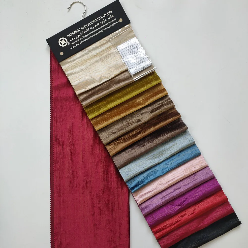 New Designs Quality Ltaly Velvet Fabric Plain Dyed Pressing Glue Velvet ...