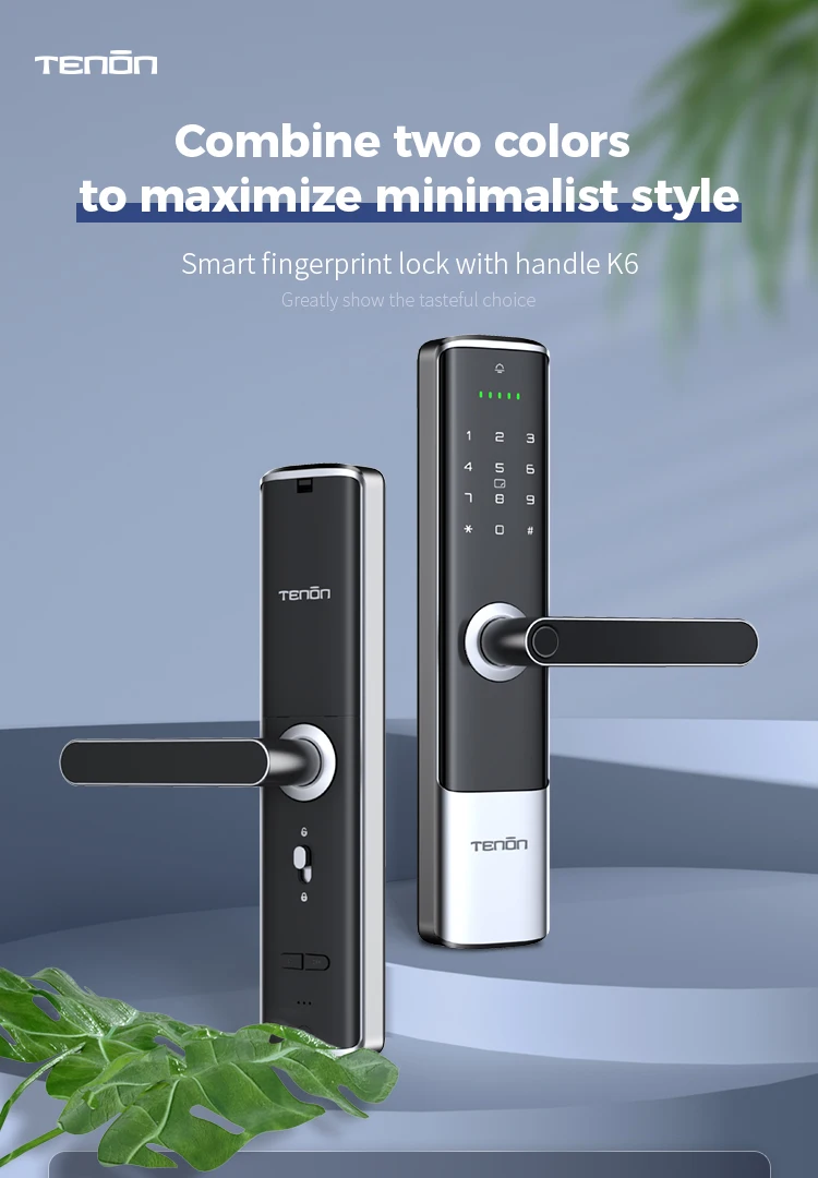 Tenon Home Electronic Smart Keyless Digital Password Biometric Door ...