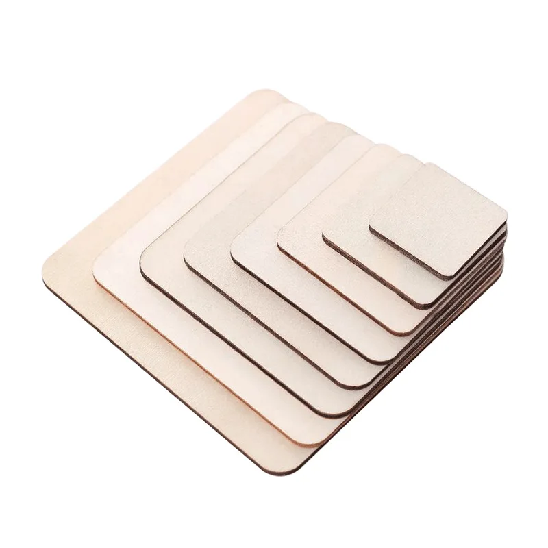 Custom Blanks Sublimation Laser Cutting Wood Ships Unfinished Round ...