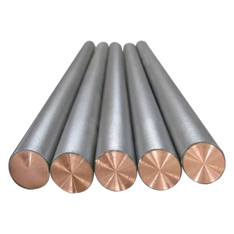 Customized Titanium Copper Conductive Rod Factory Supply Titanium Clad ...