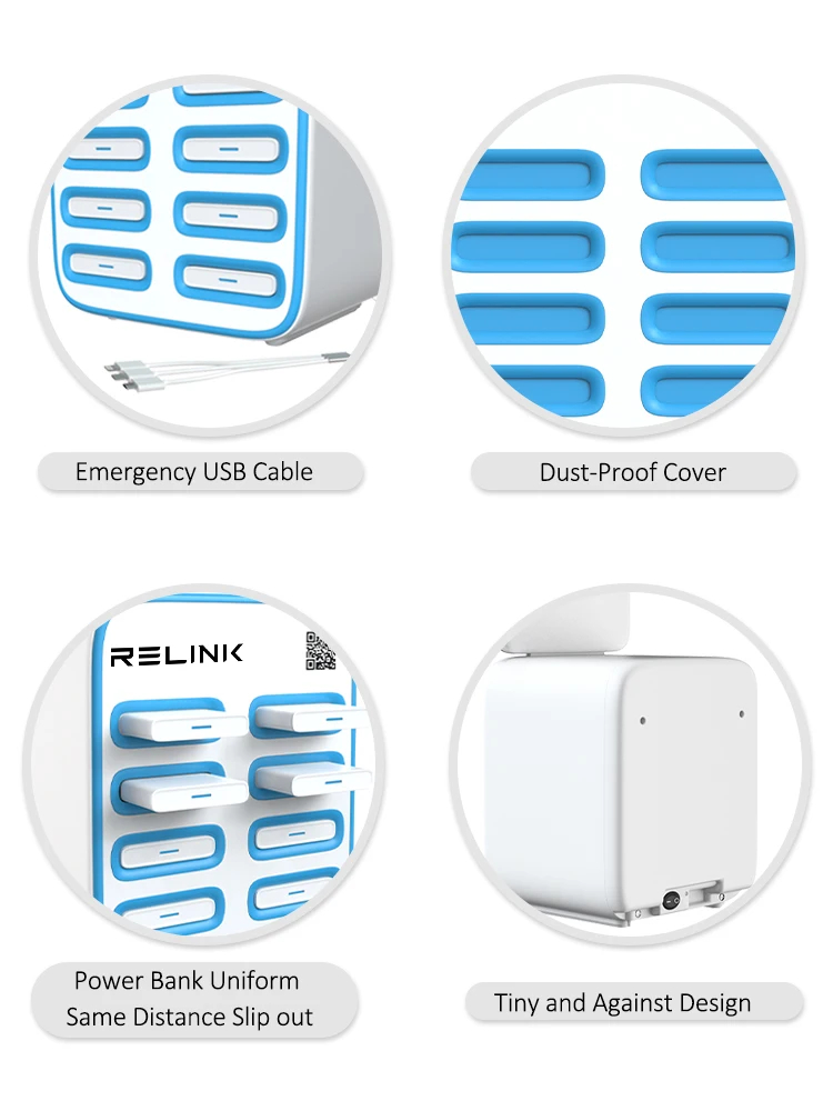 Scaning Qr Code Portable Charging Station Powerbank Rent Battery Fast ...