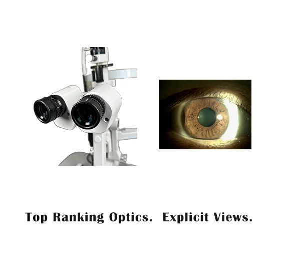 5 Magnification LED Warm Lamp Ophthalmic Instrument Optometry Equipment ...