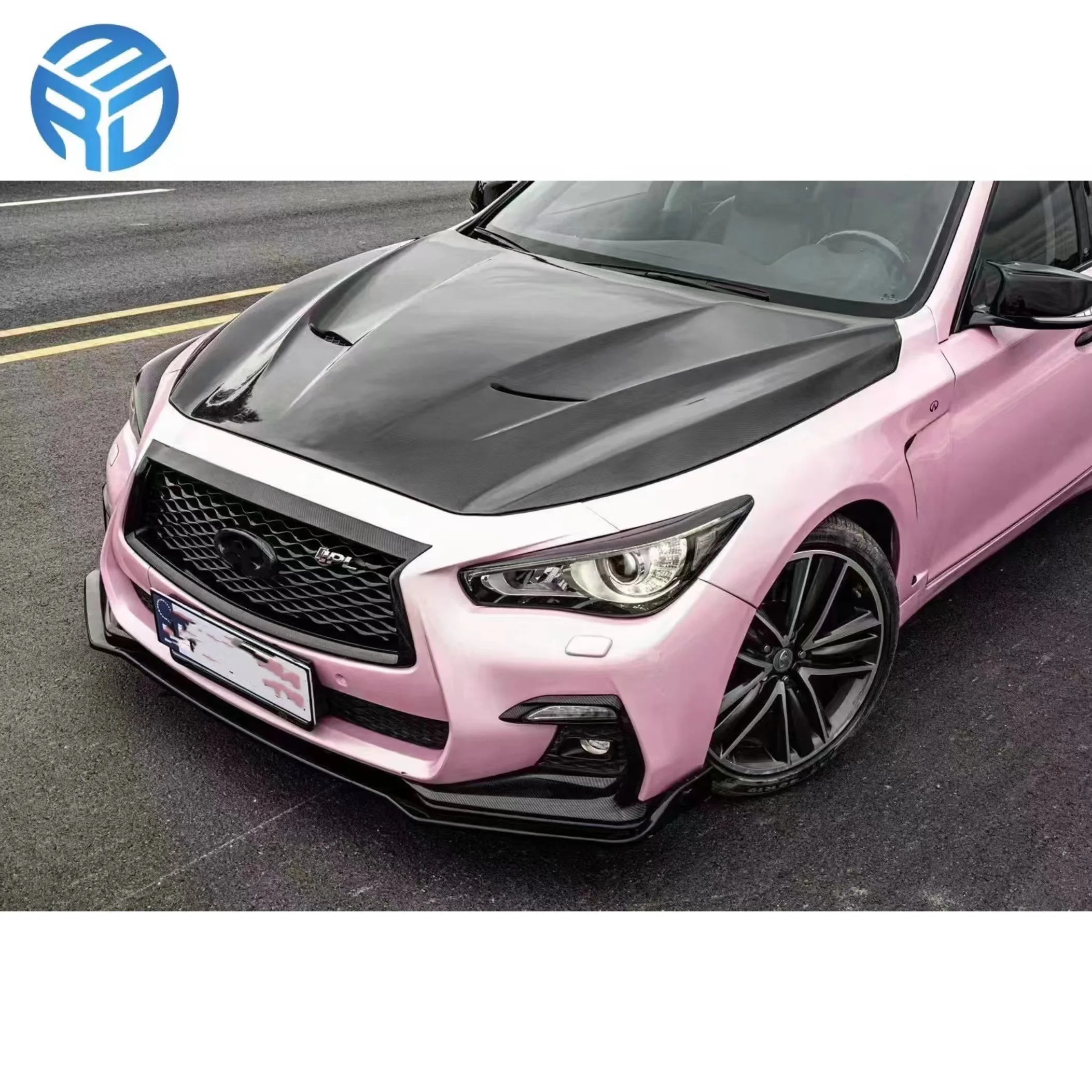 MRD S style Carbon hood for Infiniti Q50 2014+ Q60 carbon fiber hood ...
