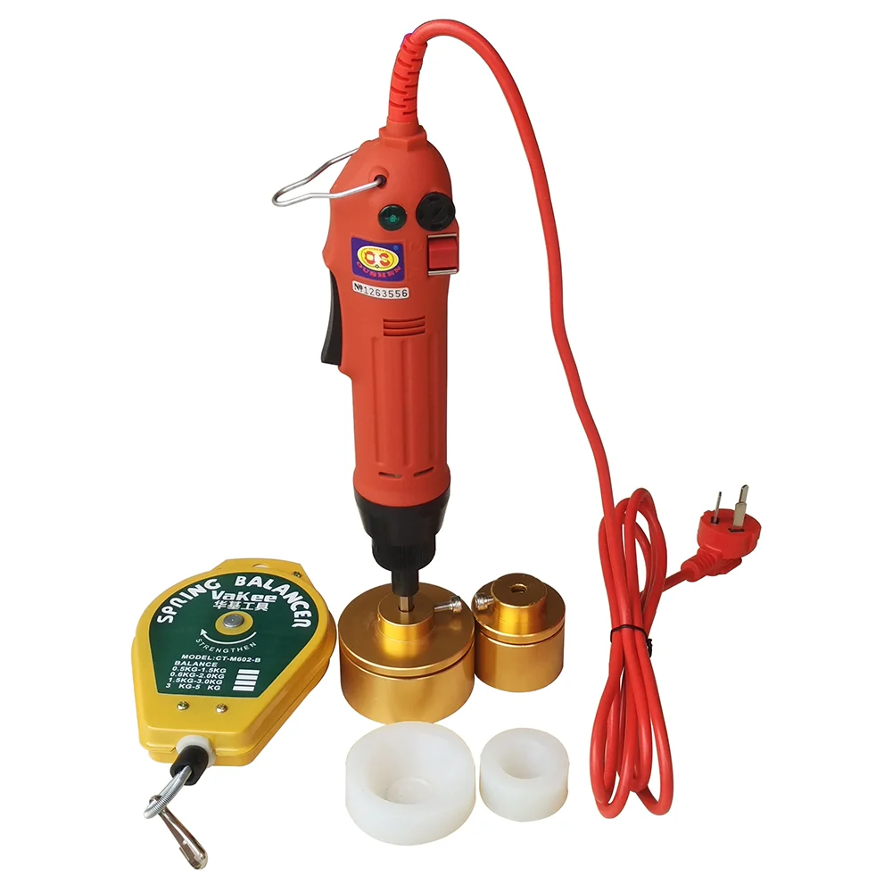 Electrical Screw Cap Capping Machine Hand Held Bottle Single Head ...