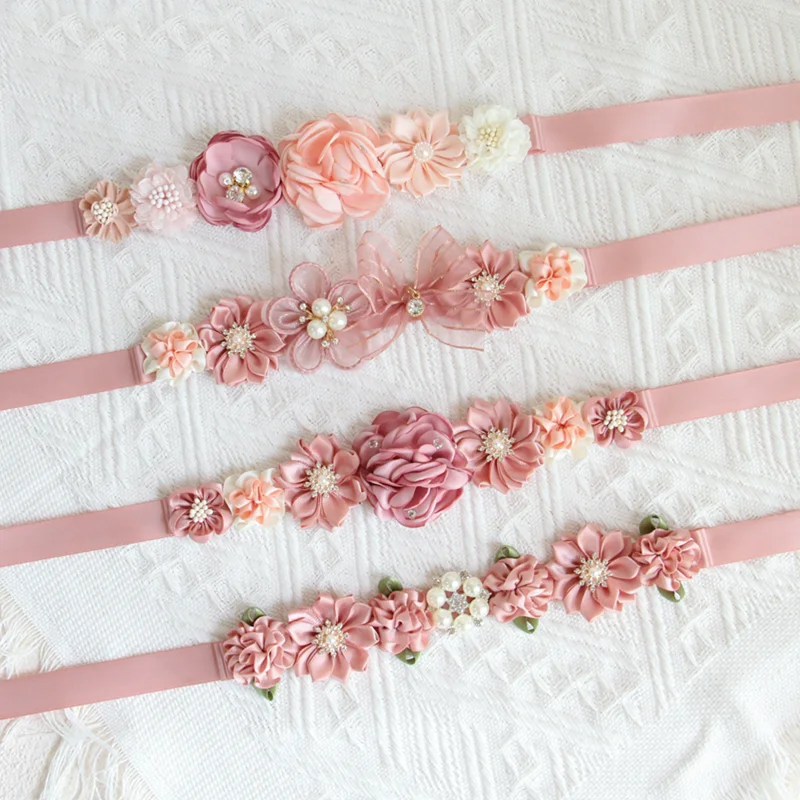 Handmade Diy Custom Ballet Hair Ribbons Adults Children Flower Headwear ...