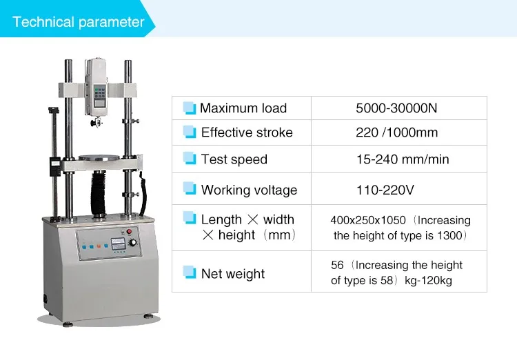 AEV Electric Vertical Push-Pull Load Test Stand for HF NK Series Force ...