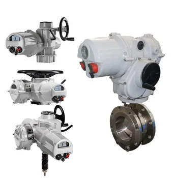 Electric Actuator Butterfly Valve With Rotork Electric Actuator Iq3 Iq2 ...