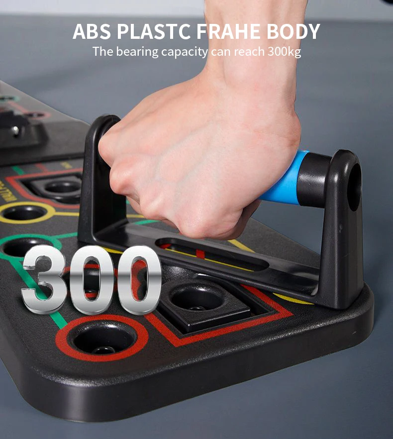 Push Up Board System Home Workout Equipment Strength Training Pushup ...