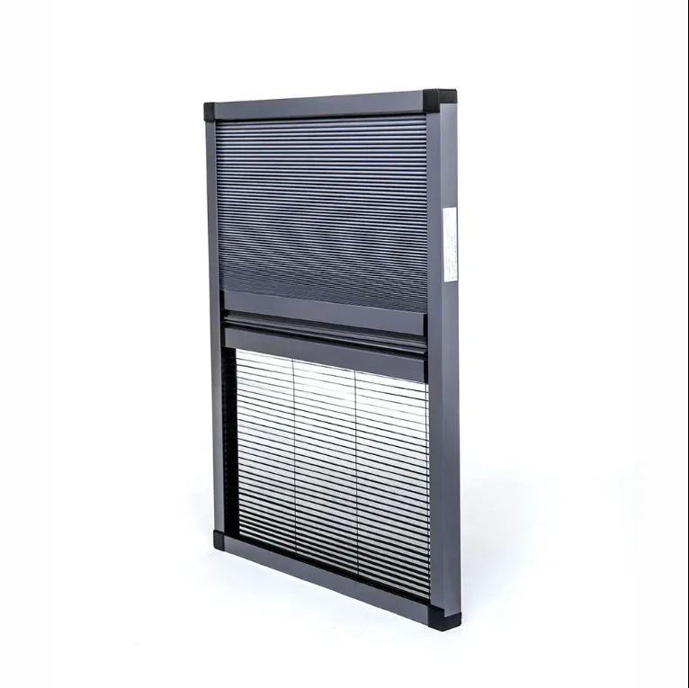 Direct Factory Wholesale Pleated Mosquito Net With Aluminum Frame Anti ...