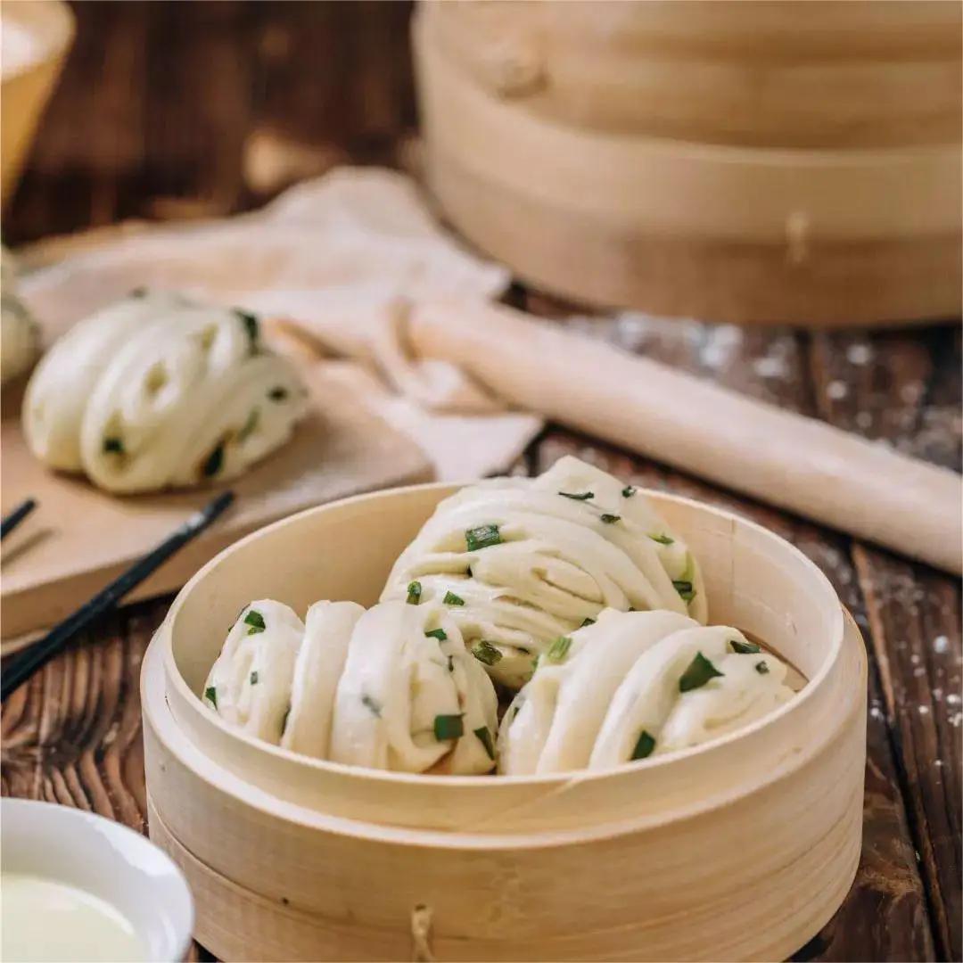 ISO Certified Scallion Flavor Flower Roll Hanamaki Scallion Twisted ...