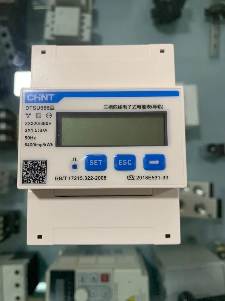 Medidor de Energía Inteligente Trifásico DDSU666 DTSU666 con Pantalla ...