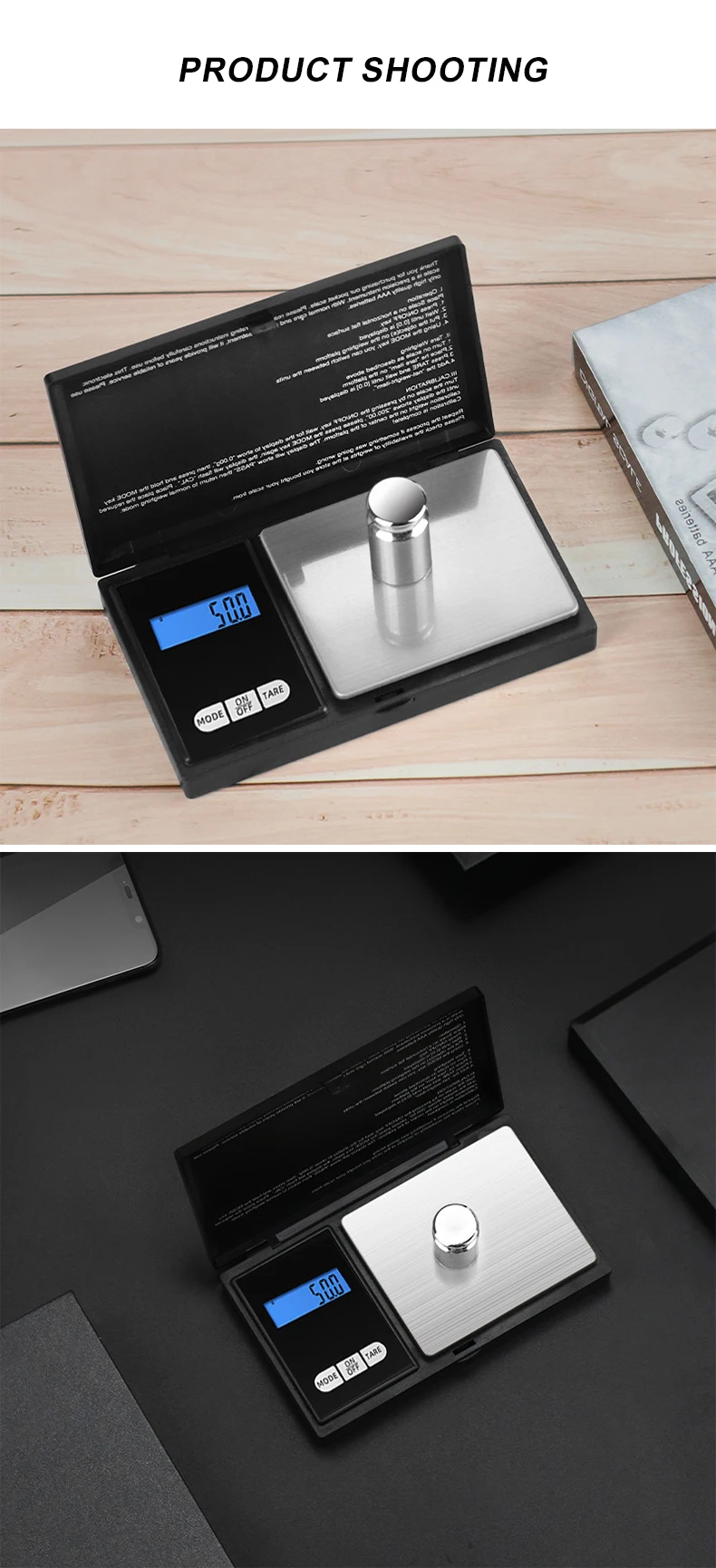 200g 0.01g Mini Gold Jewelry Gram Scale Balanza Digital Weighing Scales Portable Electronic ...