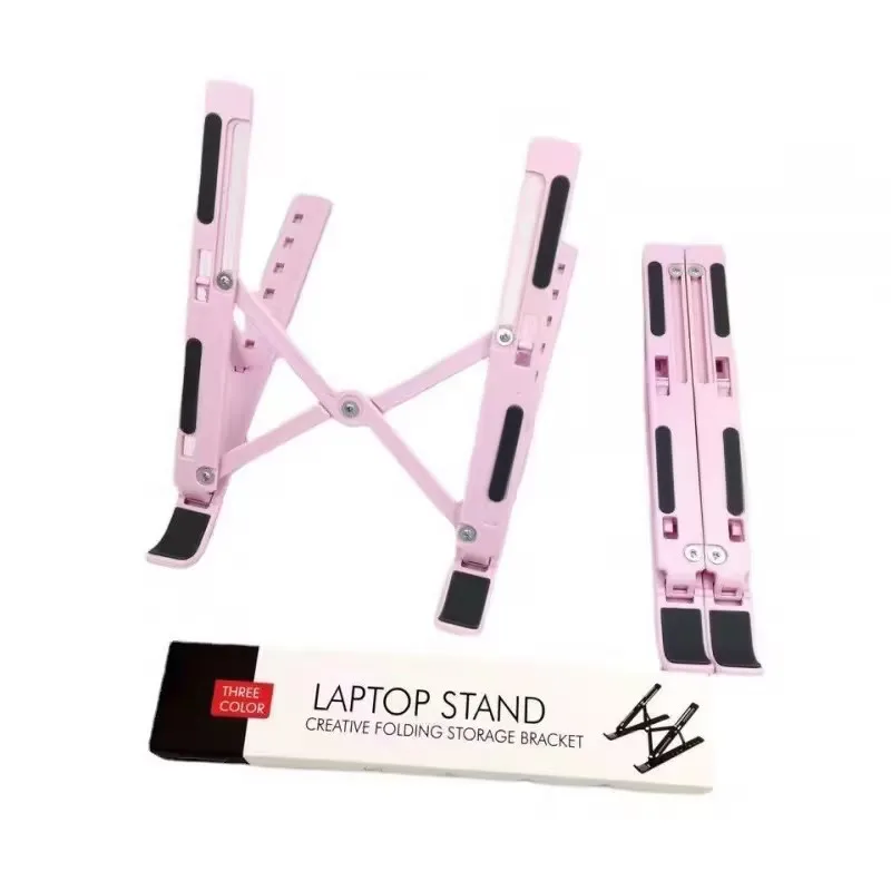 Plastic Adjustable Portable Foldable Laptop Stand Desk PC Computer ...