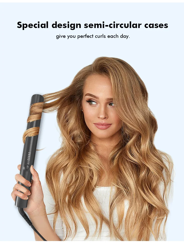 New PTC Heater 2 in 1 Hair Straightener - Versatile & Efficient