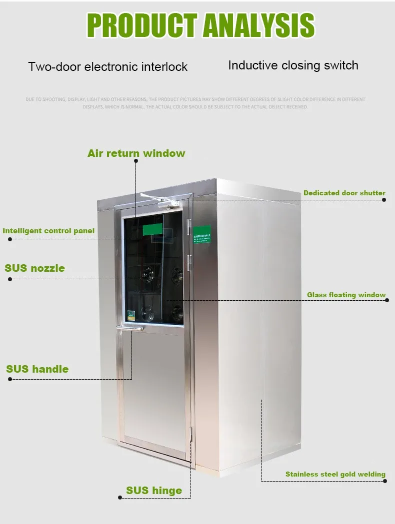 Air Shower Clean Room - Efficient Dust Removal Equipment