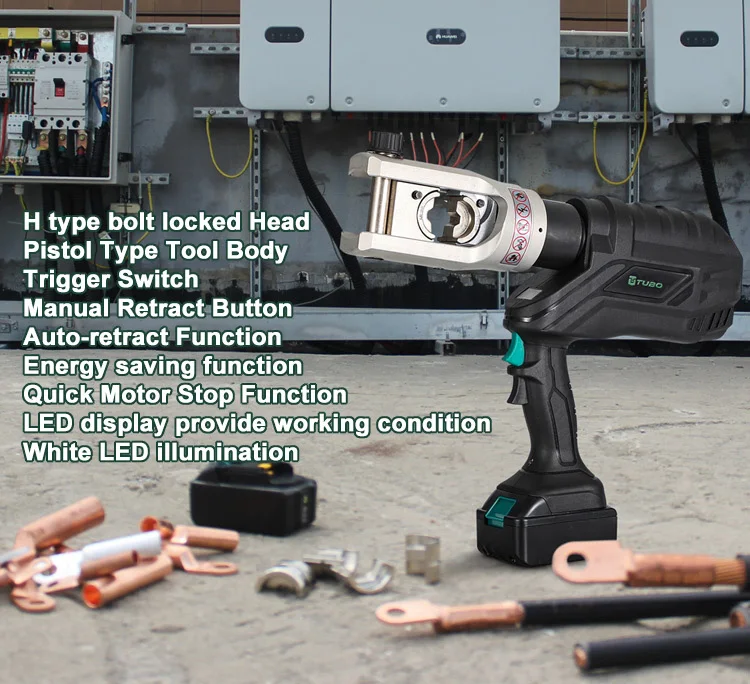 EMT-400D Battery Powered Cable Lugs Hydraulic Crimping Tools