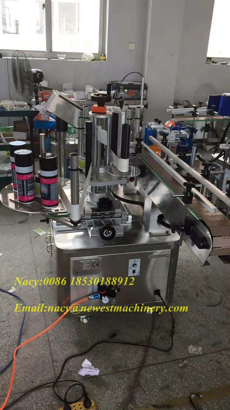 Labeling Machine For Round Bottles/jar Labeling Machine/label Sticking ...