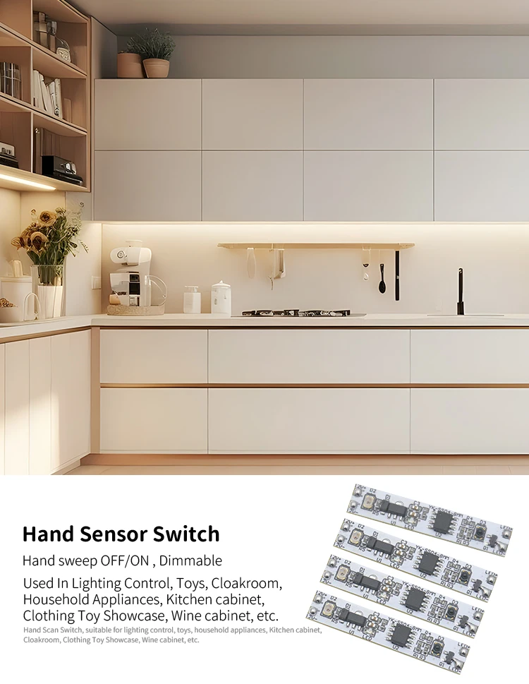 Innovative 12V DC Smart Dimmer Touch Sweep Switch for Cabinet Wardrobe ...