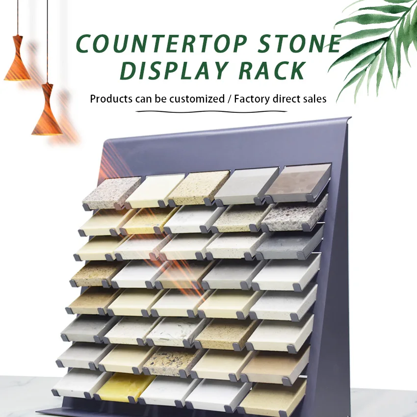 Wholesale Factory Marble Table Shelf Modern Quartz Stone Display Rack ...