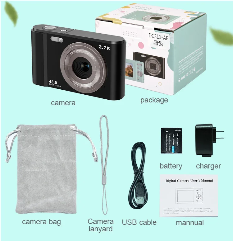 Cheap Digital Photo Camera Professional Compact Camera Oem 2.8 Inch ...