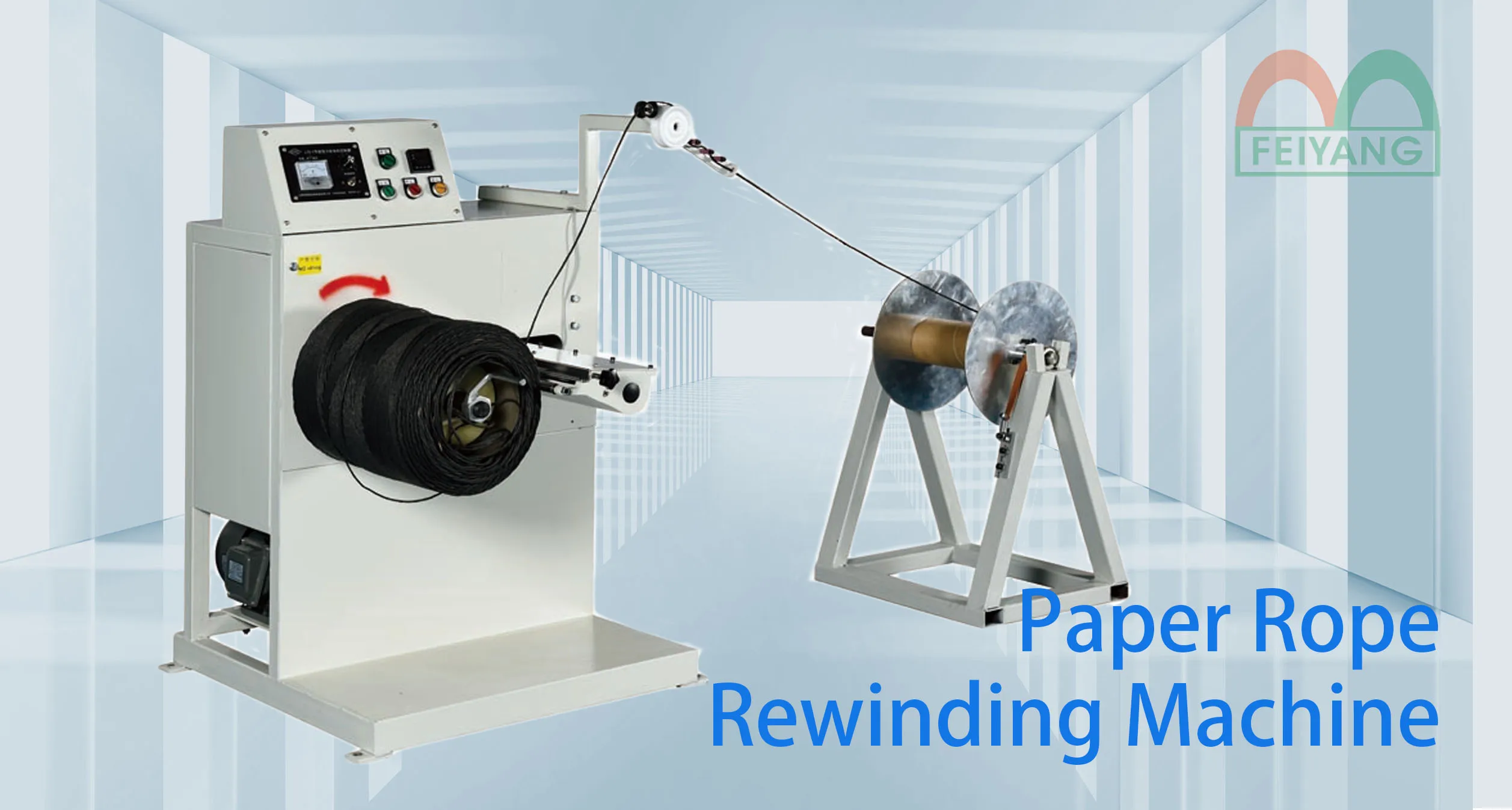 Feiyang Paper Rope Rewinder Twisted Rope Rewinding Machine| Alibaba.com