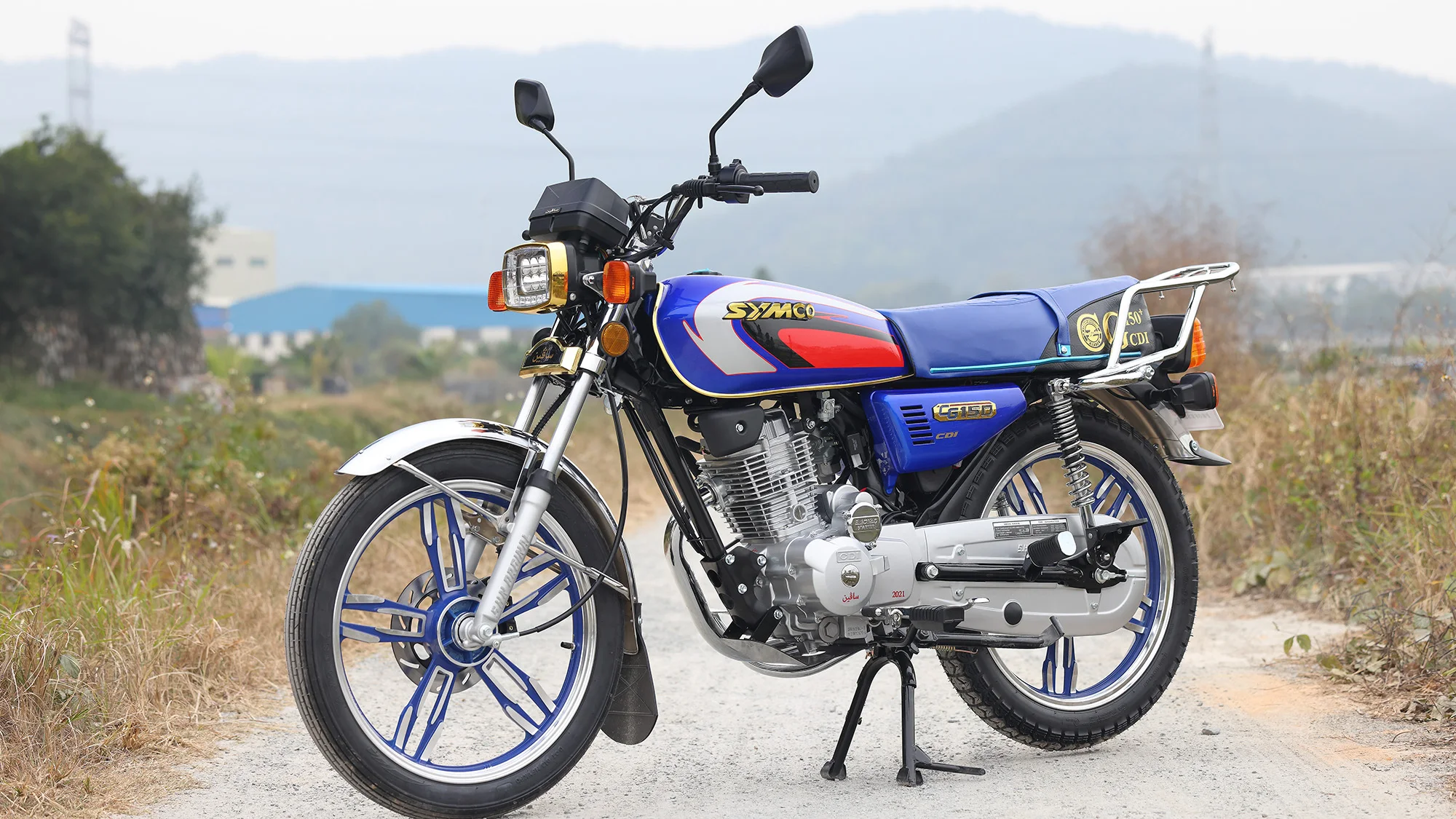 Iraq Market Hot Sell Motorcycle Cg150 With Aluminum Rim Disc Brake Led ...