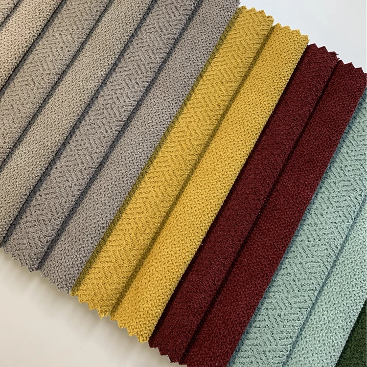 Color Matching Series Linen Woven Upholstery Fabrics Sofa Chair Cover ...