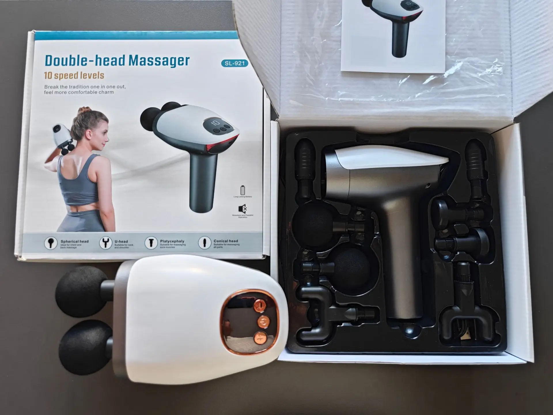 Mini Body Handheld Percussion Fascia Relaxation Muscle Massage Gun Deep ...