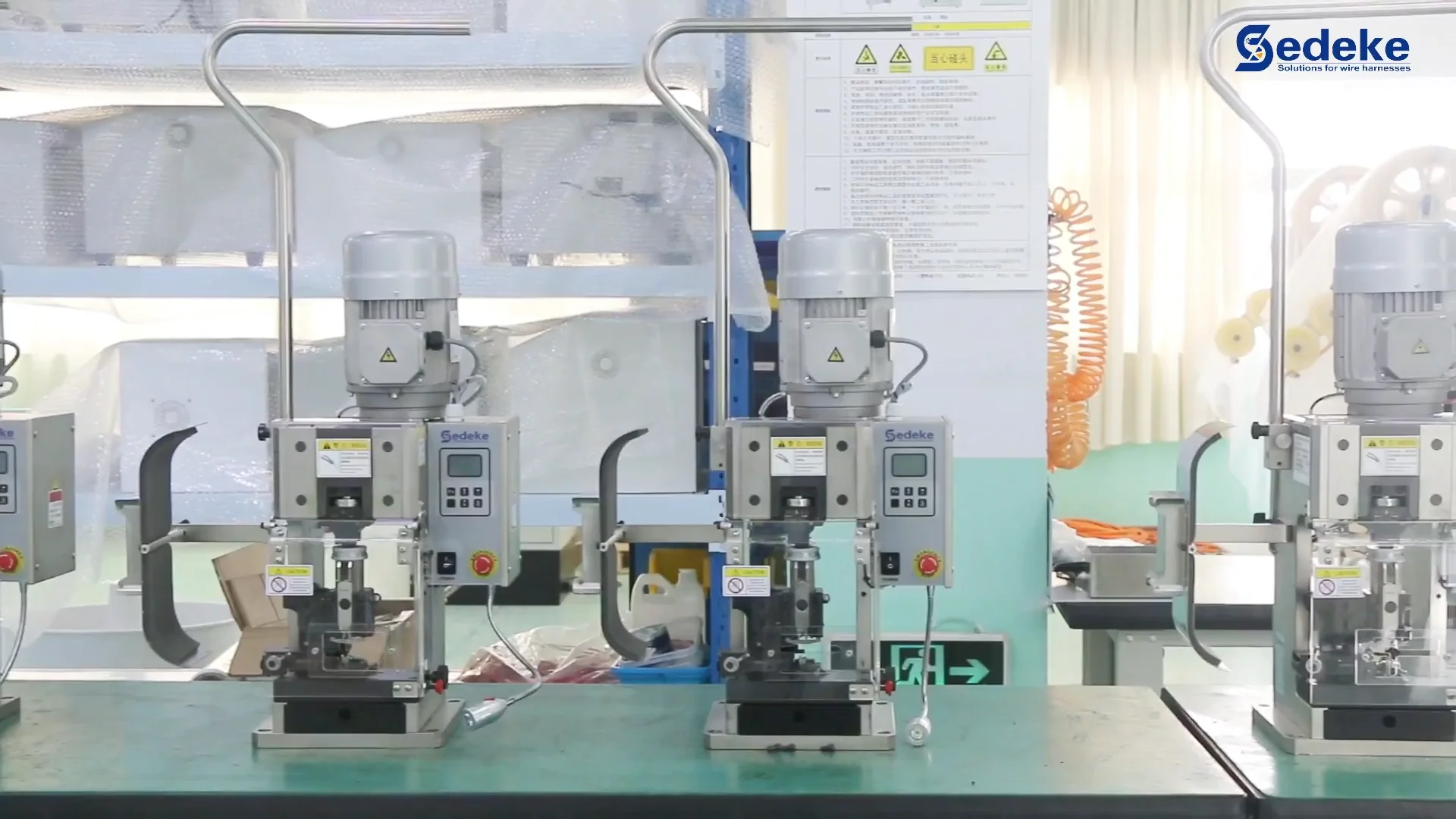 Semi Automatic Wire Terminal Press Machine Mute Automatic Cable Wire ...