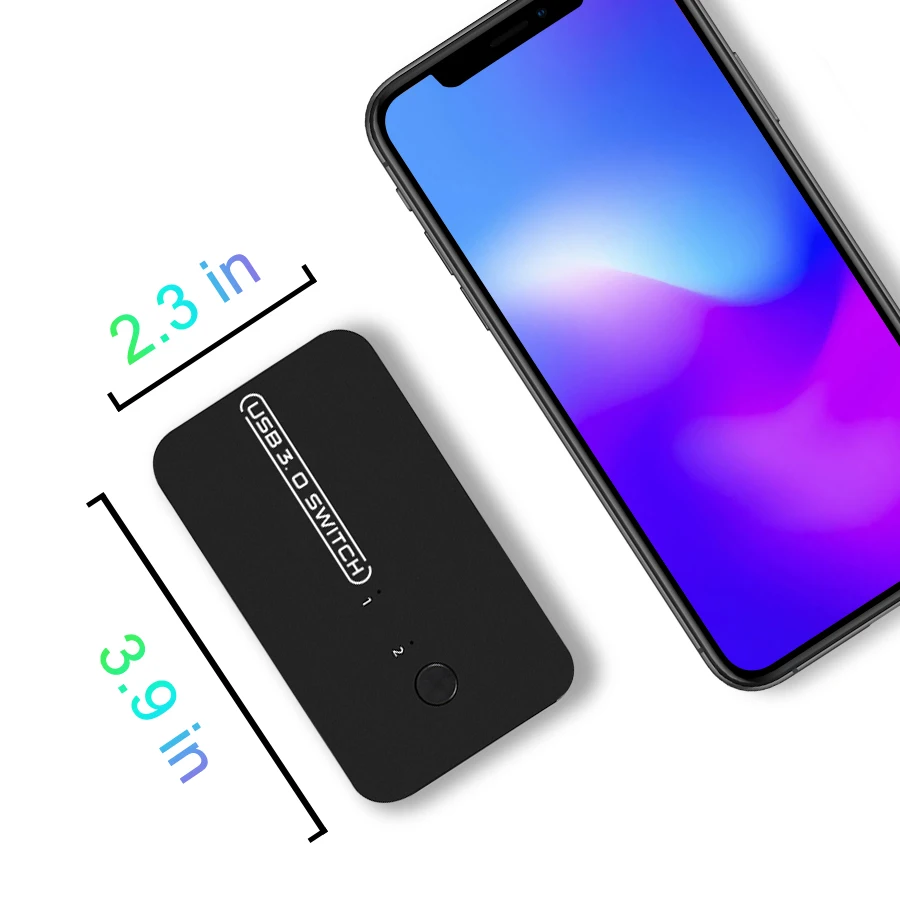 2 In 4 Out Usb3.0 Splitter Switcher With Kvm For Control Room/media ...